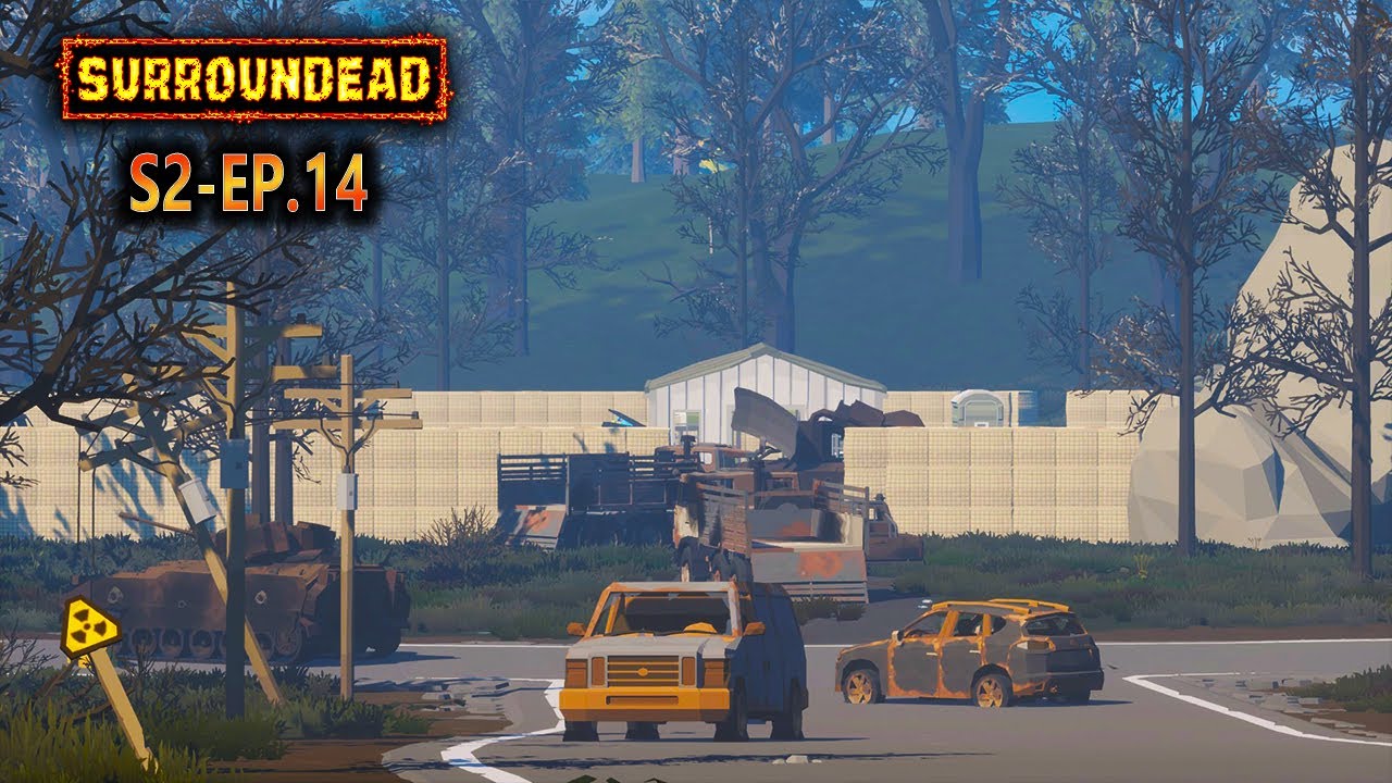 The Heavily Fortified Zombie Military Camp - Surroundead S2-ep.14 # ...