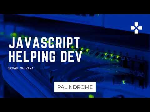 How to check a Palindrome | JavaScript | Masai School #javascript # ...