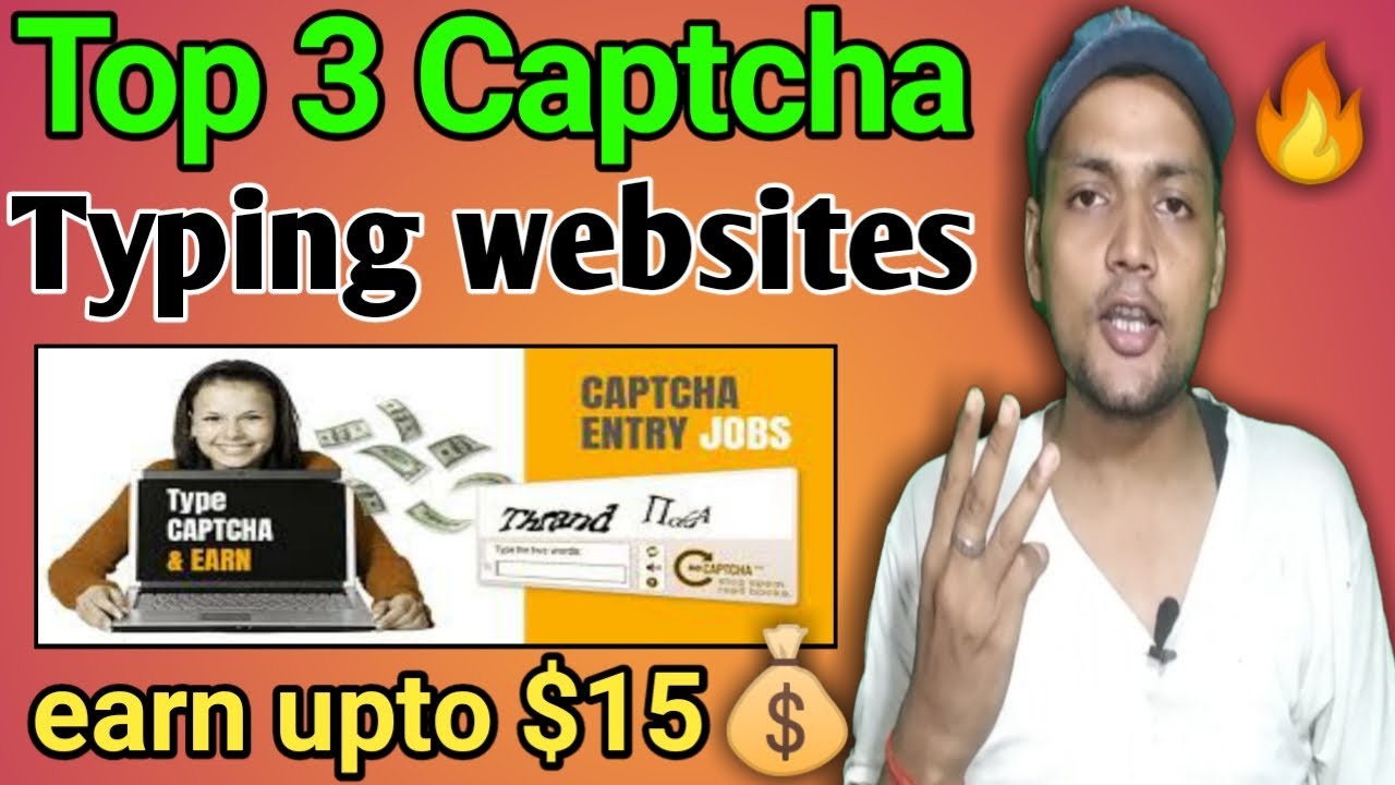 Top 3 Captcha sights ! captcha typing job,earn money online|| time ...