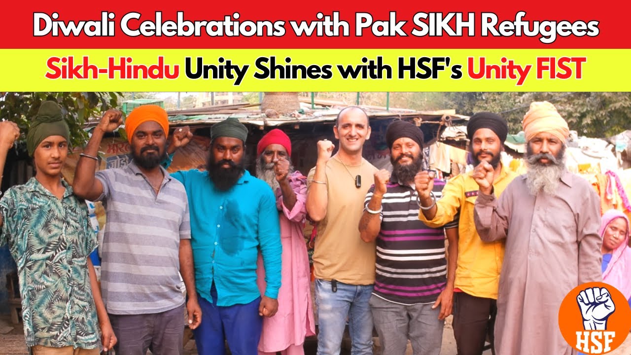 Diwali Celebrations with Pak Sikh Refugees | Sikh-Hindu Unity Shines ...