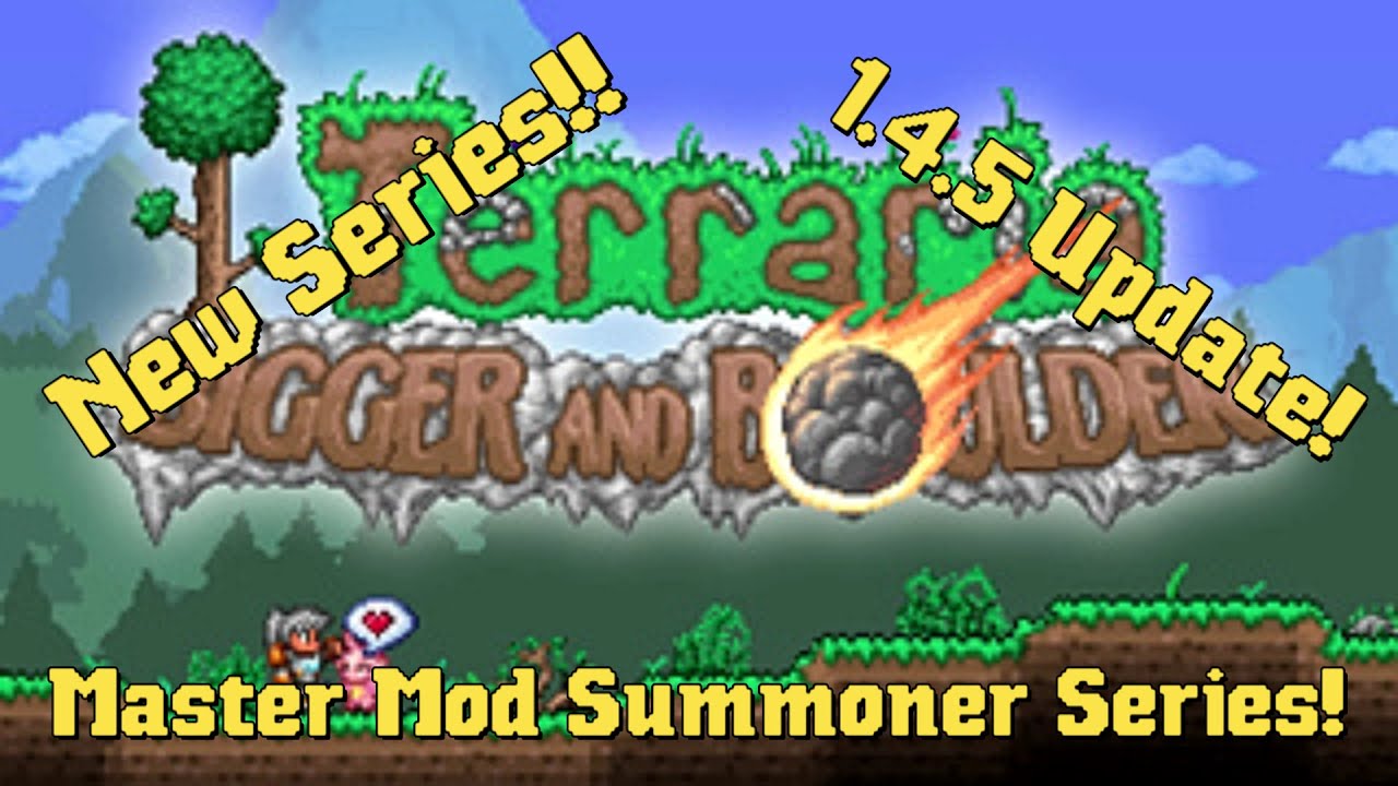 Terraria 1.4.5 Summoner Master Mode Series Ep. 3!! It's Time For Boss ...