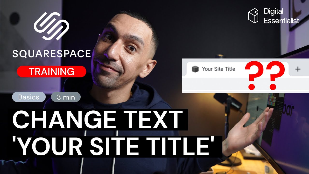 Squarespace How To Change Text Your Site Title YouTube Squarespace How To Change Text Your Site Title YouTube