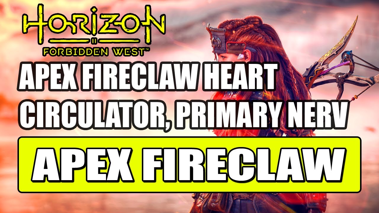 Apex Fireclaw Heart Location (Apex Heart, Circulator, Primary Nerve) | Horizon Forbidden West ...