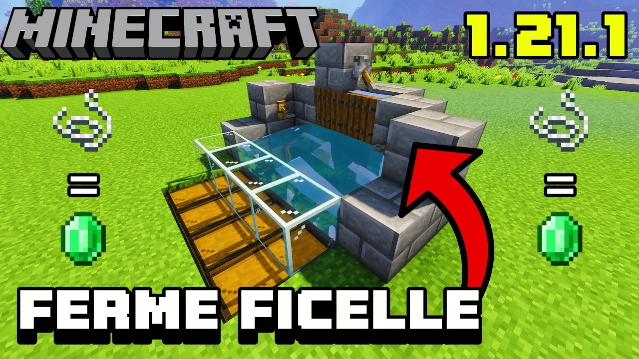 Minecraft - Ferme à FICELLE [1.21.1] - YouTube