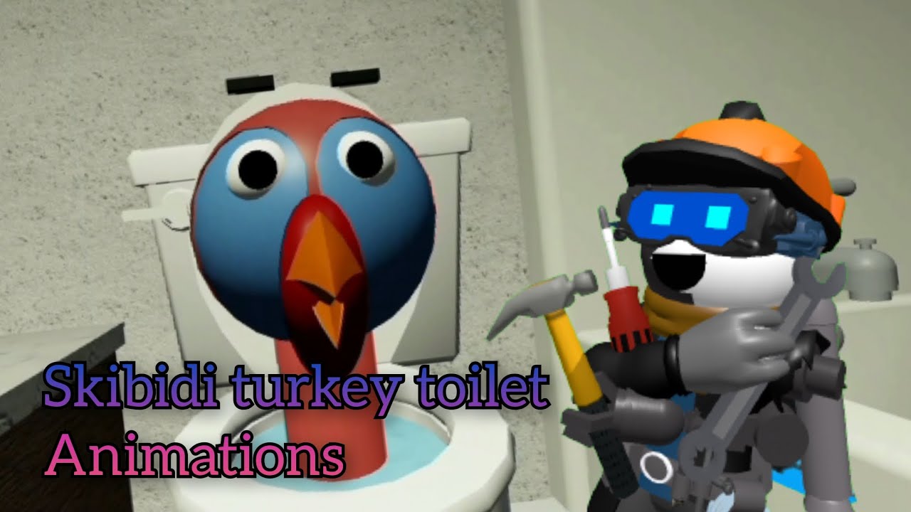 Skibidi turkey toilet Animations #skibiditoilet #robloxpiggy (400 ...