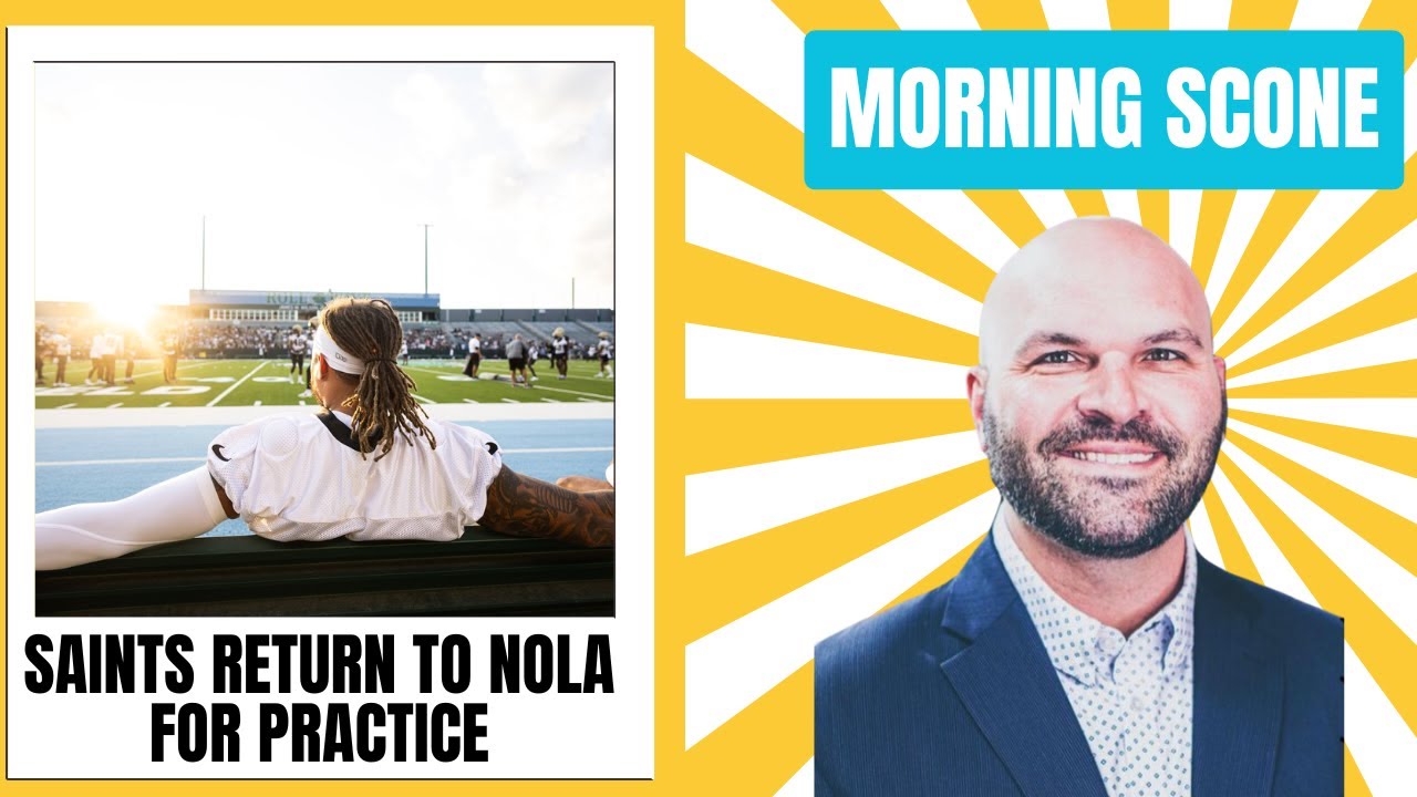 Saints Return to NOLA | LSU Preps for USC - YouTube