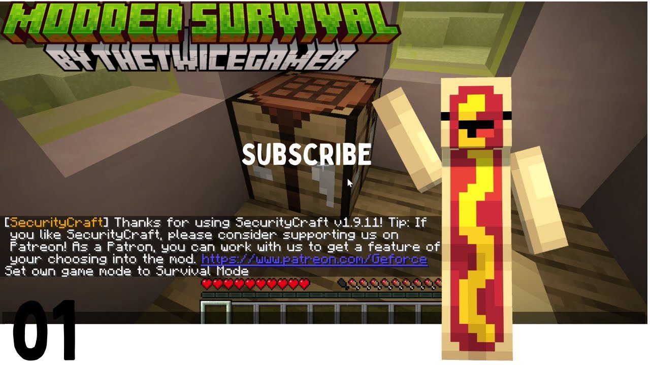 Modded Survival and Creative By Thetwicegamer - YouTube