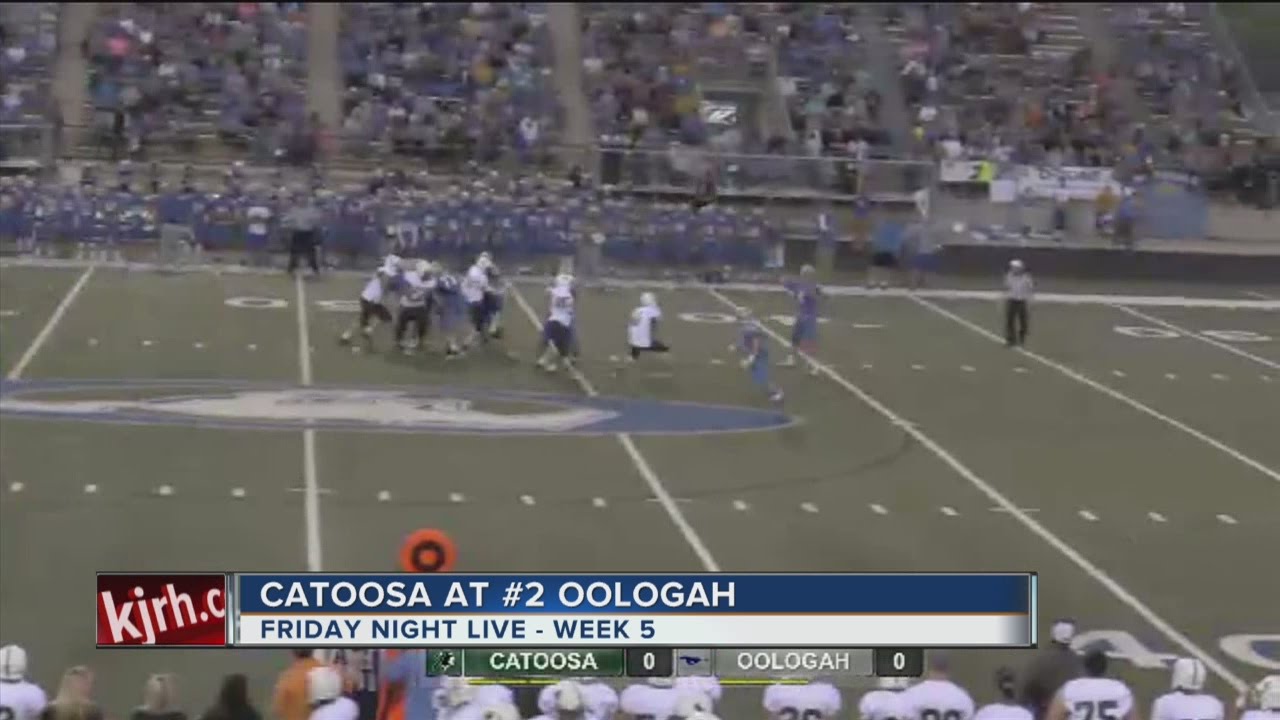 Catoosa Indians vs Oologah Mustangs, Oklahoma High School Football ...
