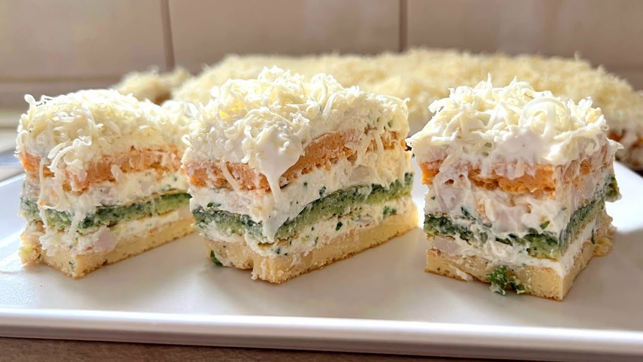 I make this savoury cake for every birthday party! Everyone asks for ...