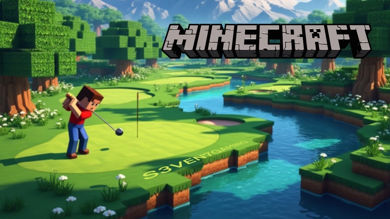Golf Course in Minecraft - YouTube