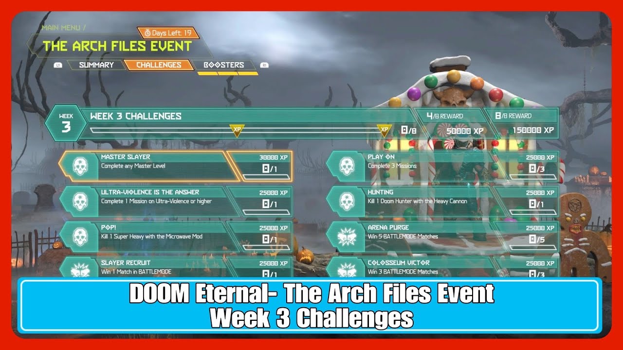 DOOM Eternal- The Arch Files Event Week 3 Challenges - YouTube