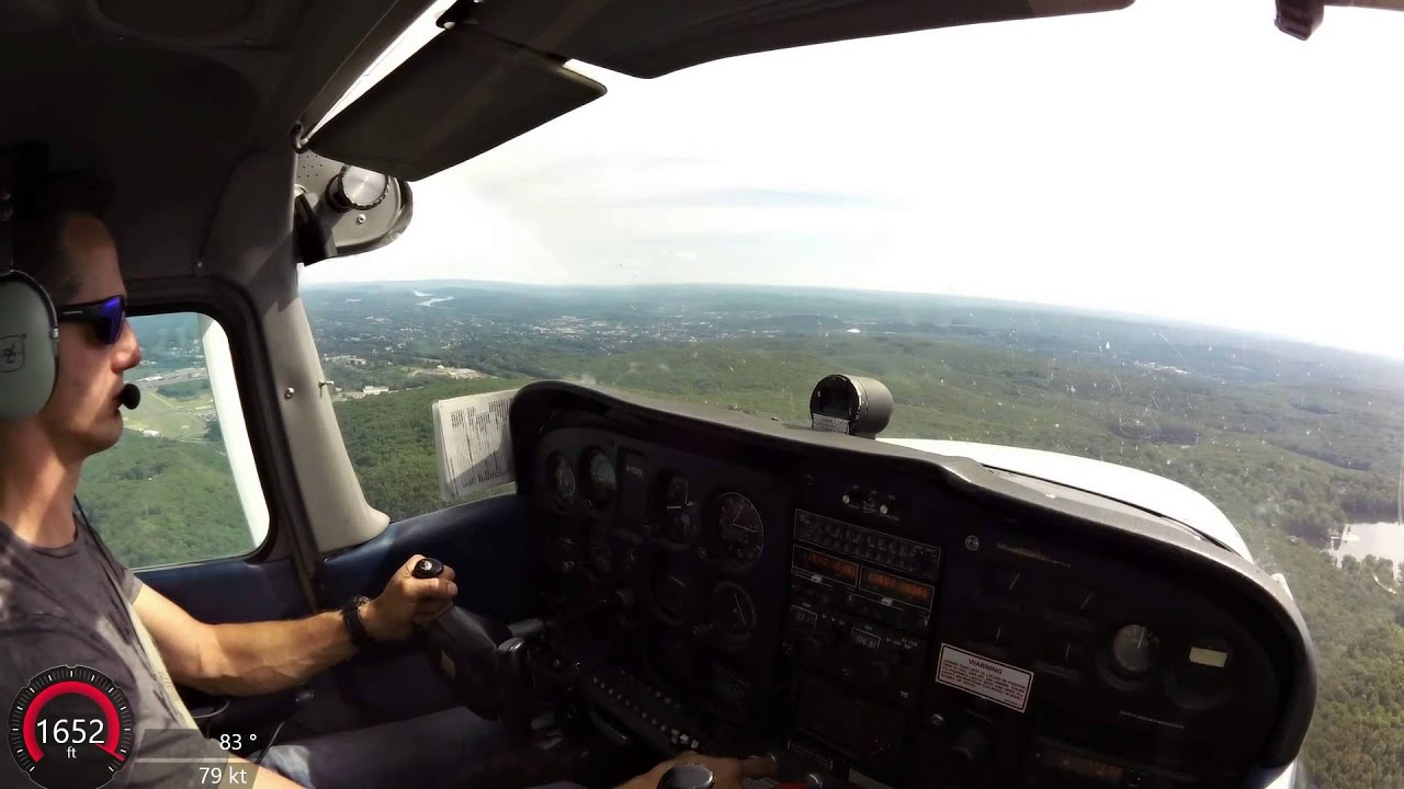 Cessna C172 Take Off and Landings ATC Audio Virb Elite part 2 - YouTube