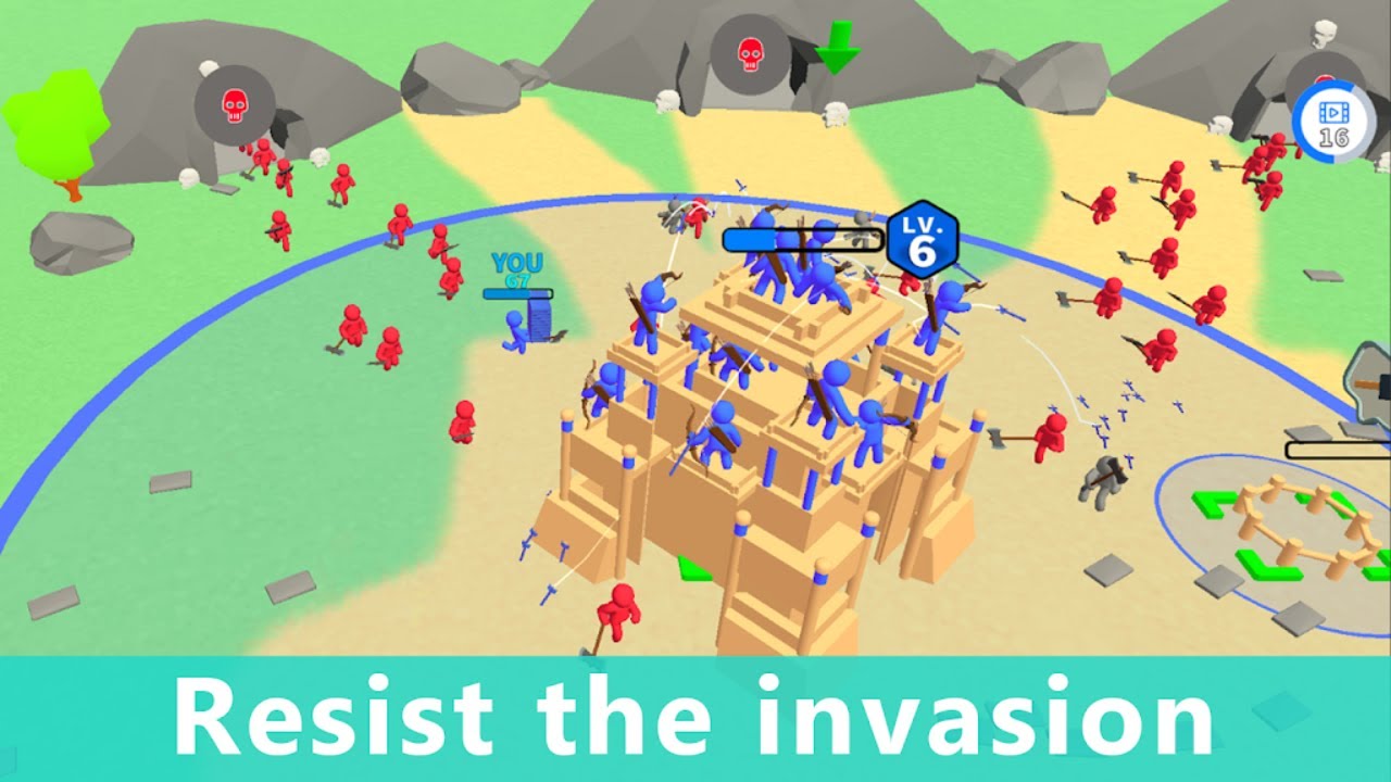 Stack - Build Brick Castle Mobile Video Gameplay Apk - YouTube