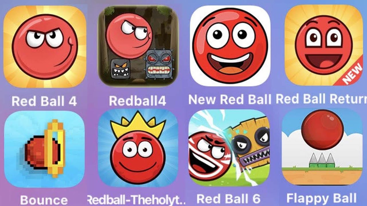 Red Ball 4,BRed Ball,New Red Ball,Red Ball Return,Bounce Ball,Red Ball ...