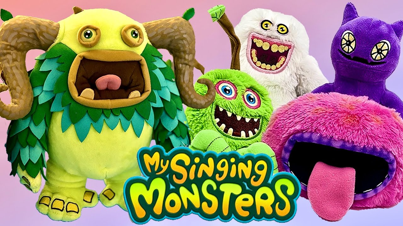 My Singing Monsters Plush Toy Collection Review | My MSM Game Plushies ...