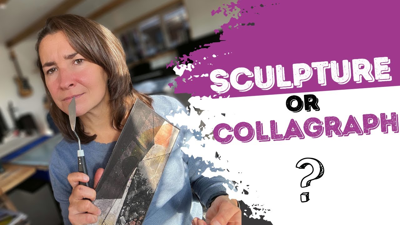 Collagraph or Sculpture? - You Decide - YouTube