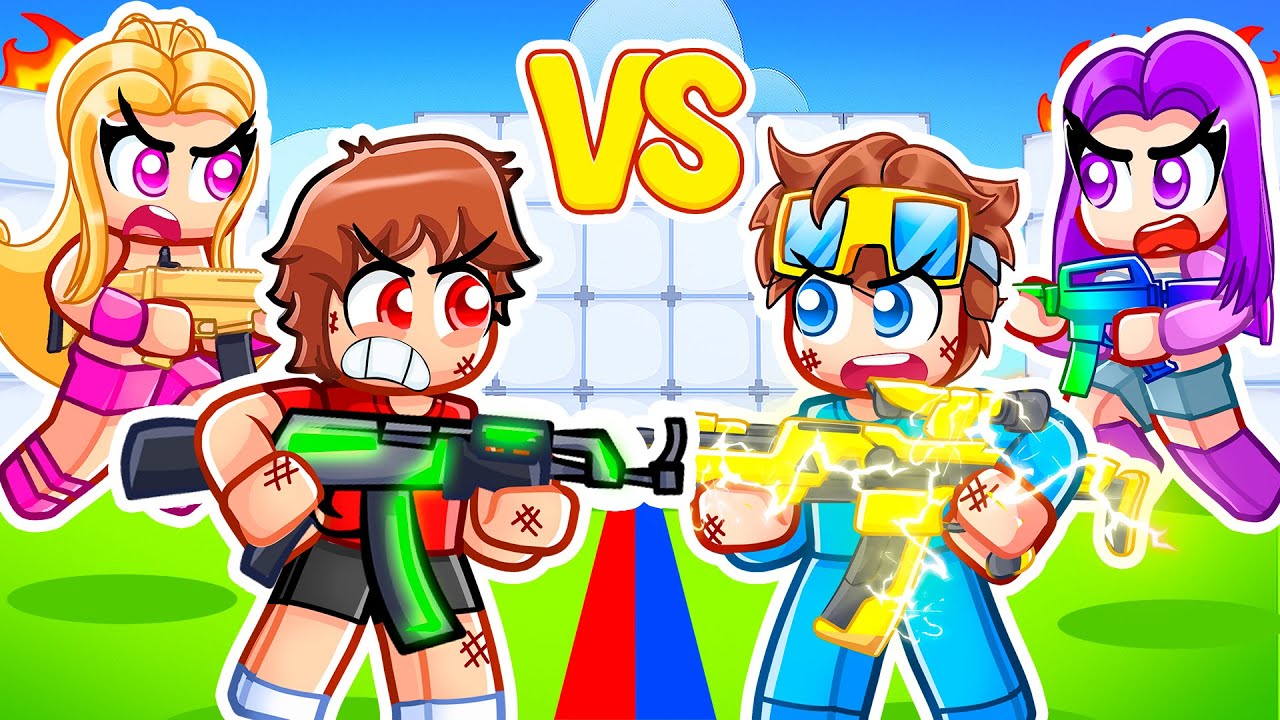 Nico & Zoey vs Techy & Emma FINALE in Roblox Rivals! - YouTube