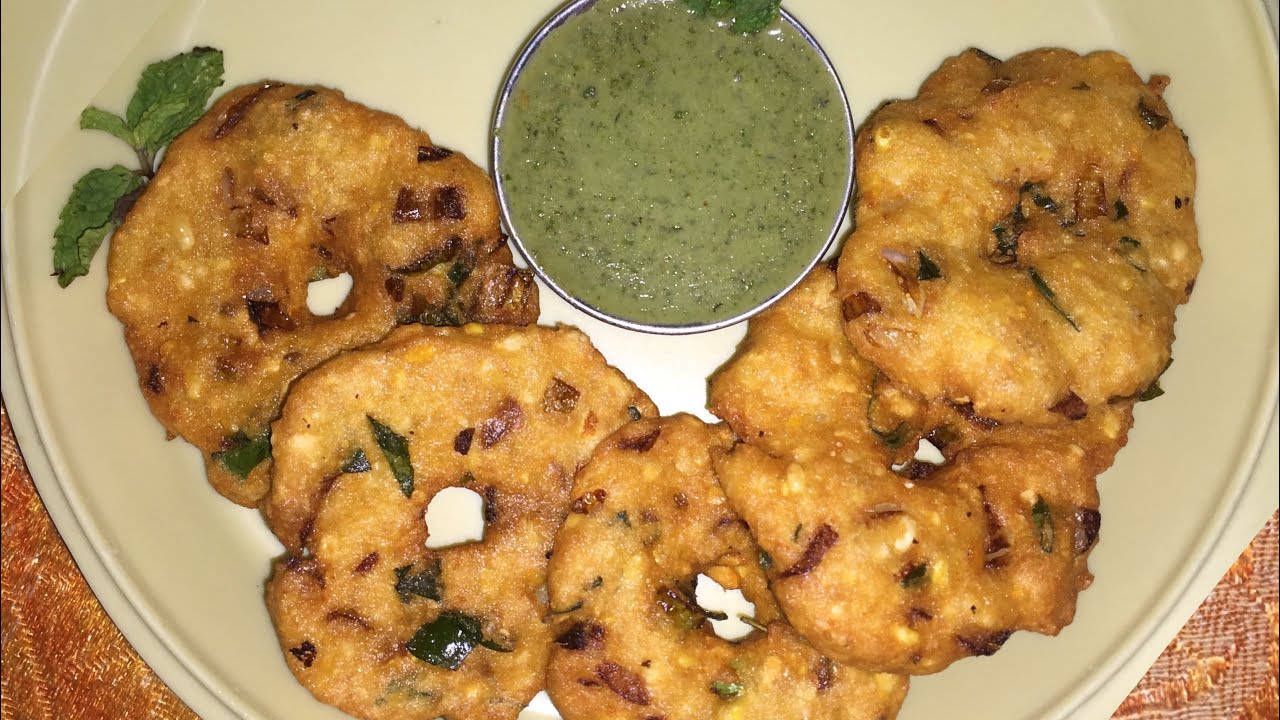 Pappu dinusula vada| snacks time recipe| mixed gram vada - YouTube