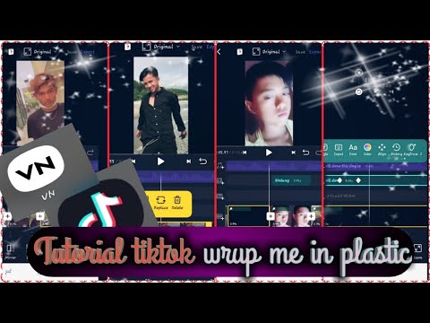 cara membuat video wrap me in plastic tik tok - YouTube