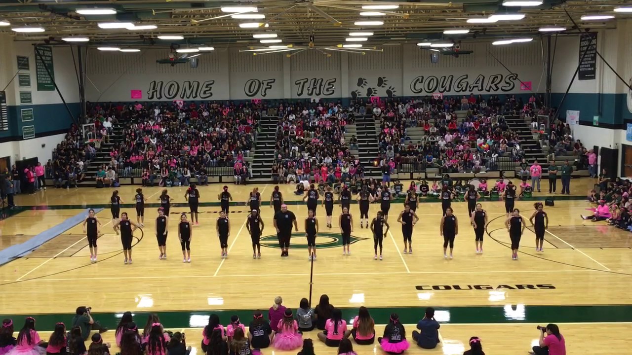 2016 Senior/Pink Out Pep Rally - "Fergalicious" - YouTube