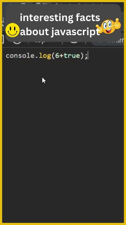 Top Interesting Facts About Javascript Coding Shorts Javascipt Interview Programming Youtube