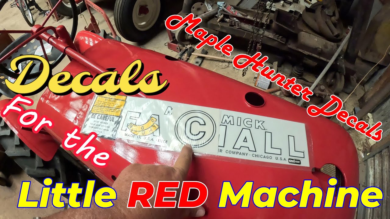 Decals for the "Little RED Machine" and Cub Cadet 147 Update ! # ...