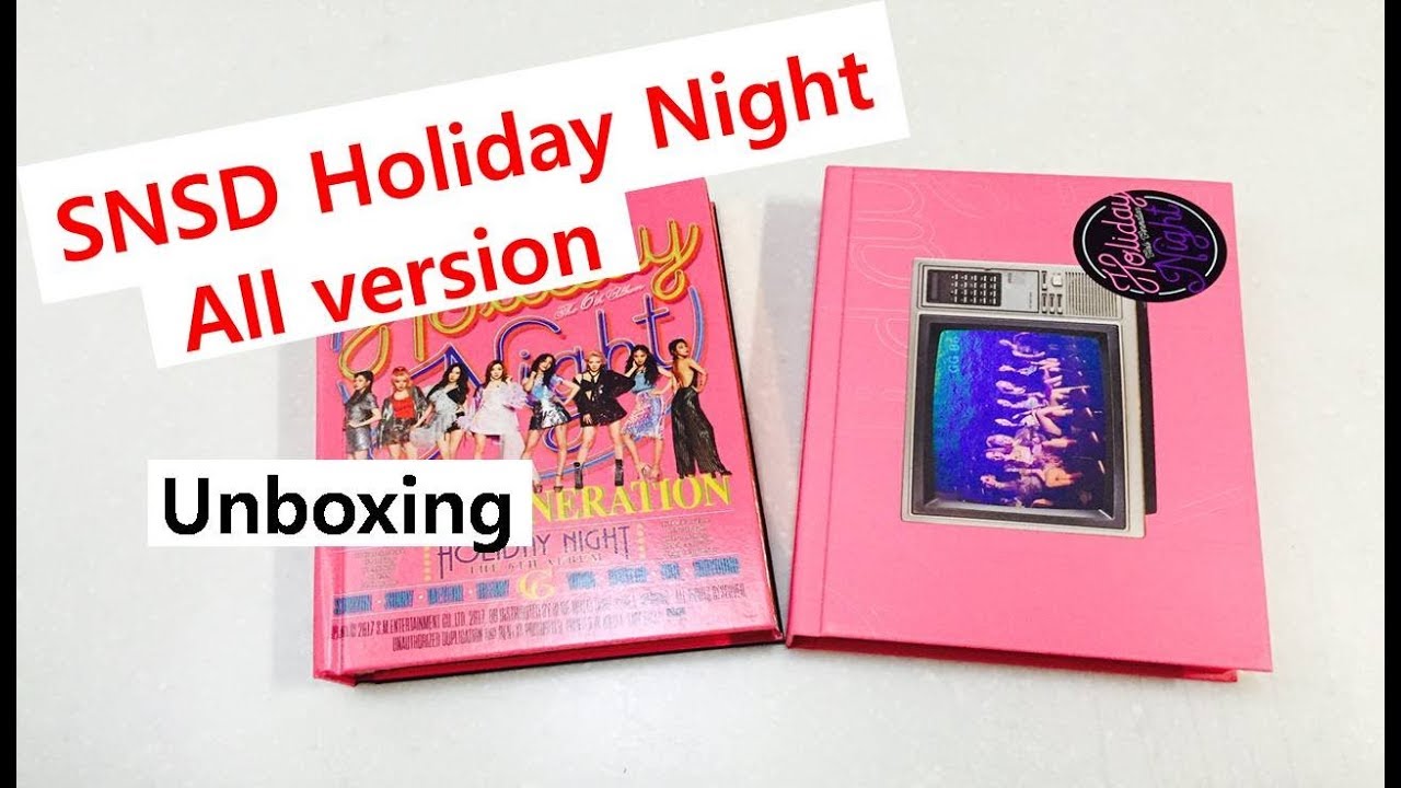 SNSD holiday Night unboxing review (6th album) girls generation 少女時代 ...