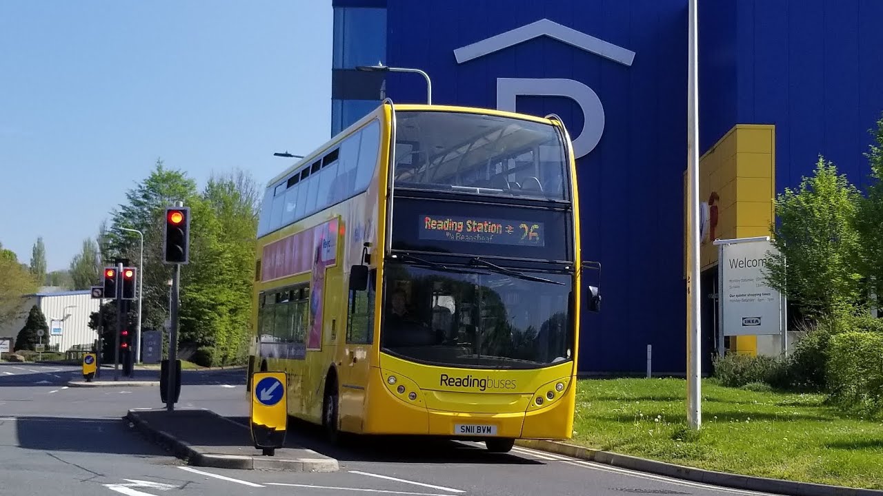 Reading Buses Enviro400 207 (SN11BVM) On Route 21 to Reading - YouTube