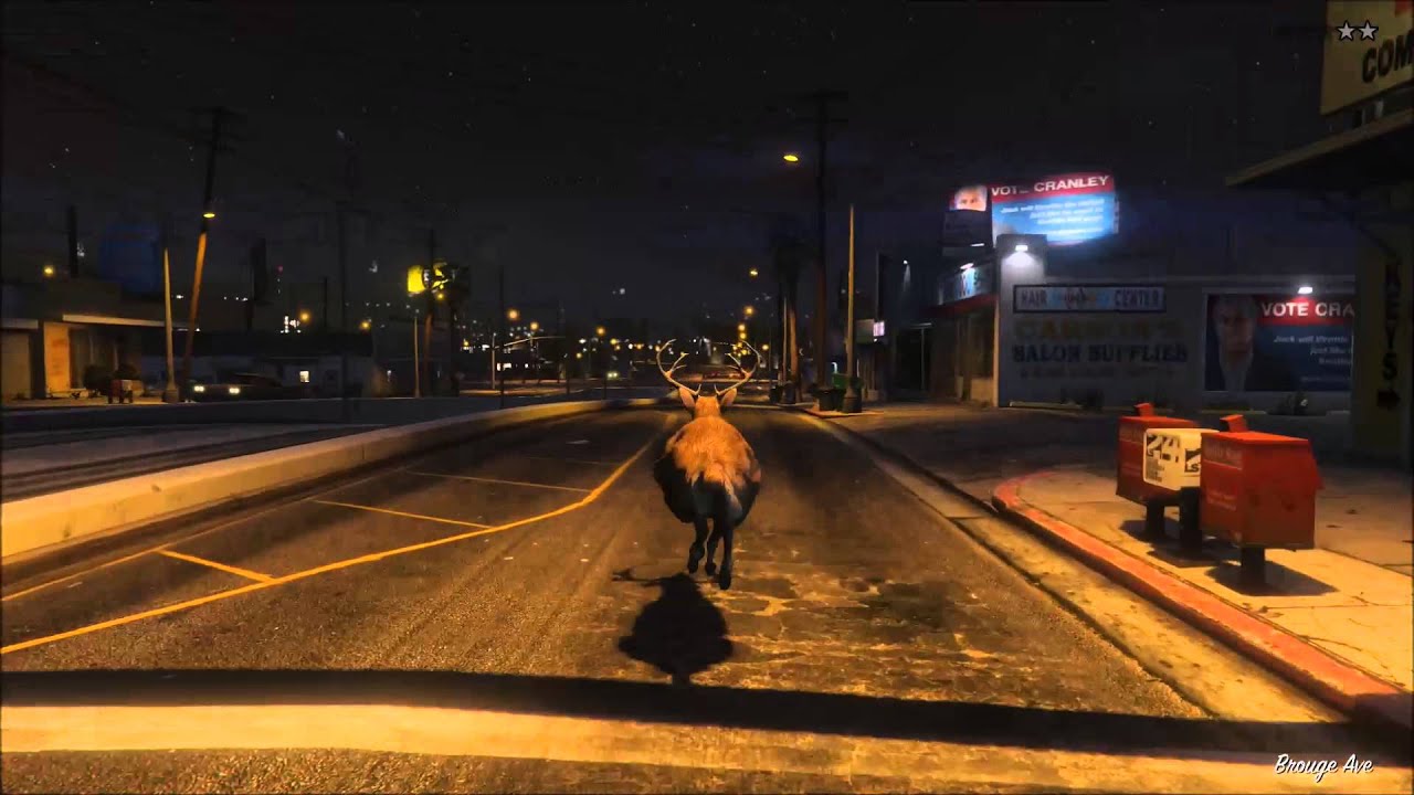 GTA 5 Next Gen Playing As A Deer| Episode 2 | Animal Easter Egg | Grand ...