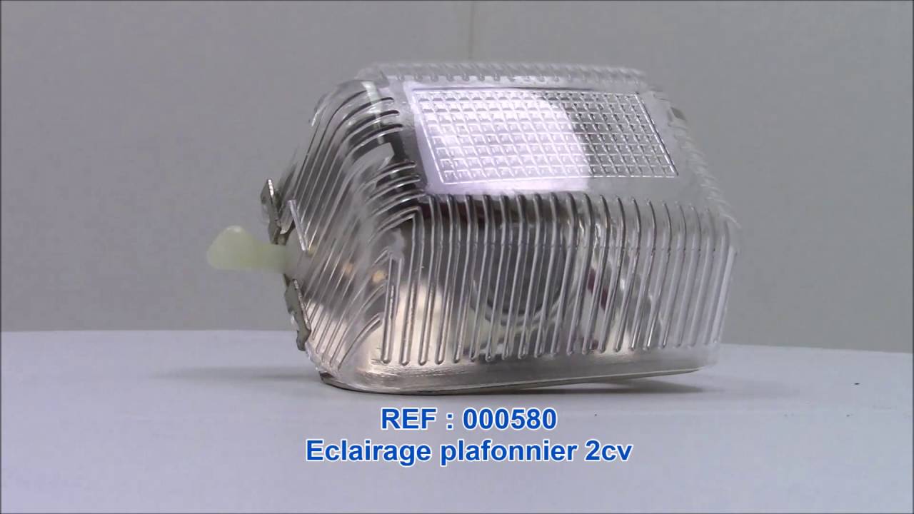 [Rénov'2cv] Eclairage plafonnier 2cv - YouTube