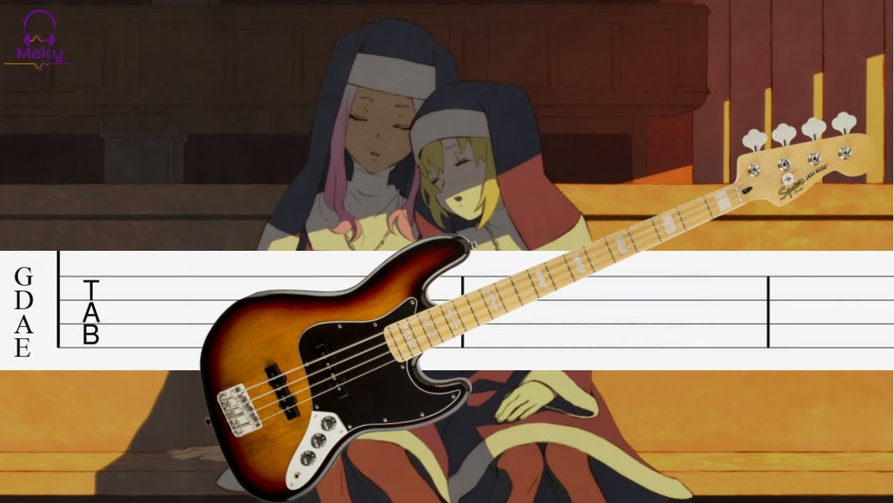 Fire Force OP - Veil [Bass Tabs Tutorial] - YouTube
