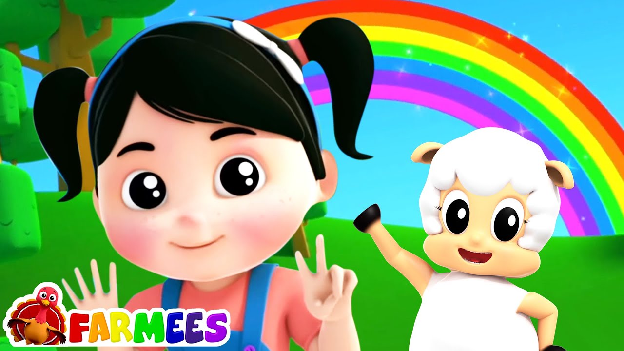 The Rainbow Song - Sing Along | Color Song | Nursery Rhymes For Kids ...