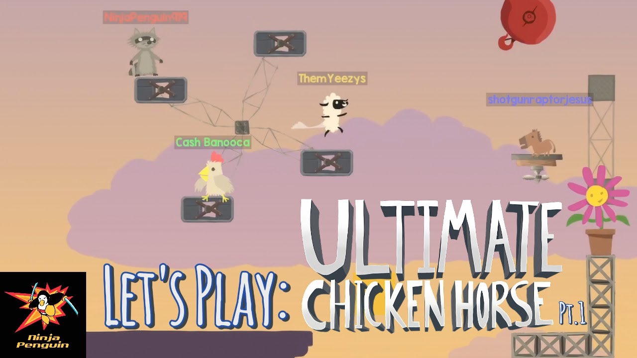 This Game Makes Me Hate My Friends | Ultimate Chicken Horse, Pt.1 - YouTube