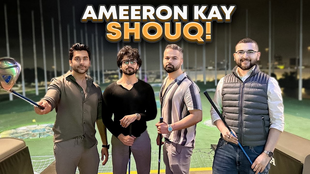 Playing Golf with Pakistani Millionaire Party | Saad Hashmani | Uzair ...