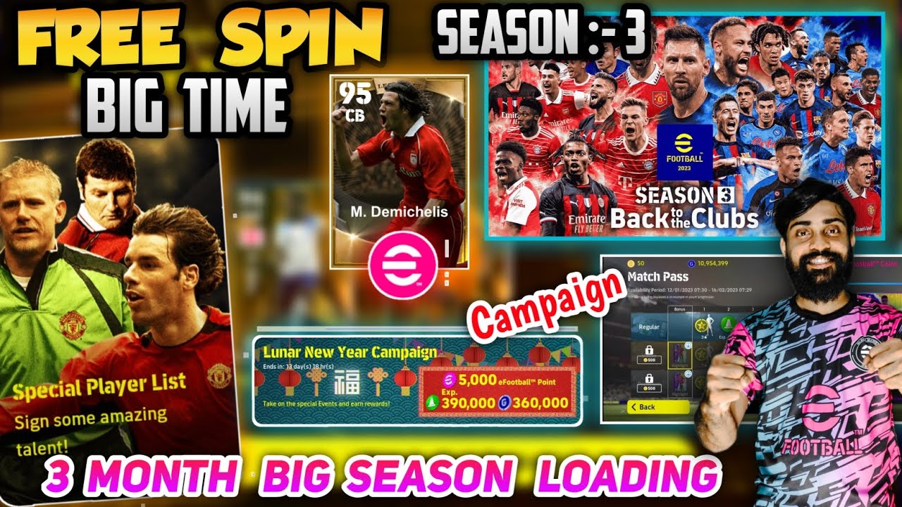 Season 3 Is Here |Free Big Time Spin| Lunar Campaign,Nominating Packs ...