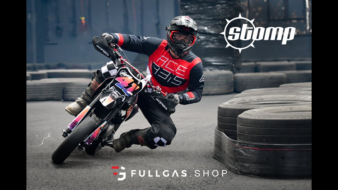 Pitbike STOMP Z3 140 Supermoto FIBO KARTING - YouTube