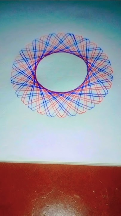 colourful & simple pattern #spirograph #shortfeed - YouTube