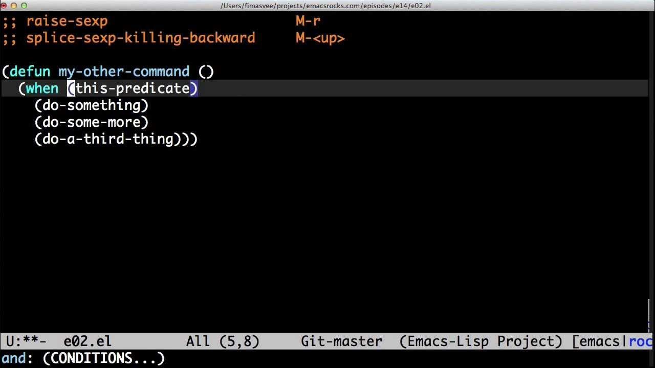 Emacs Rocks! Episode 14: Paredit - YouTube