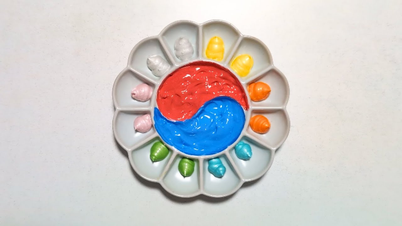 How To Make 12 Colors From Blue and Red | Satisfying Color Mixing Video ...