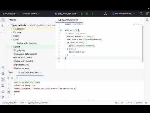Difference between Parse & Try Parse (Dart بالعربى) - YouTube