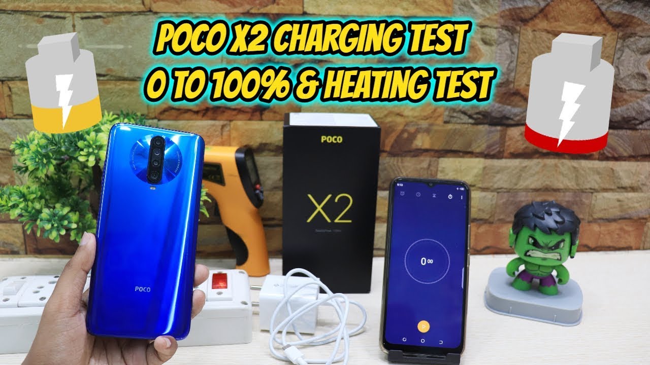 POCO X2 Charging Test 0 to 100% | HINDI - YouTube