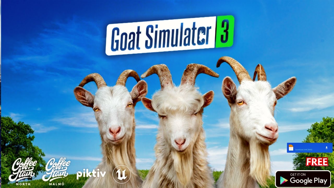 Goat Simulator 3 Mobile Gameplay || how to download goat simulator 3 in ...