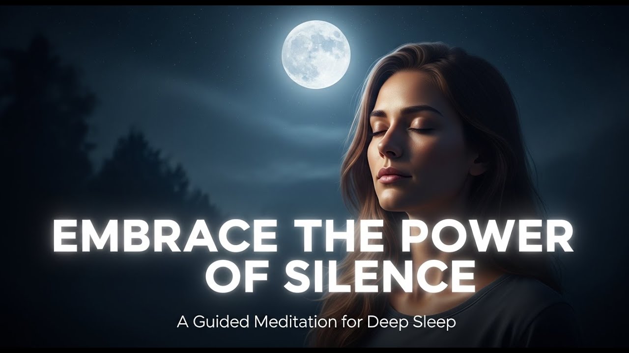 Embrace the Power of Silence A guided meditation for deep sleep for peace for deep relaxation ...