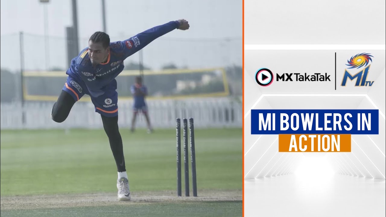 MI bowlers in their element during training | बोलर्स की मोंटाज | IPL ...