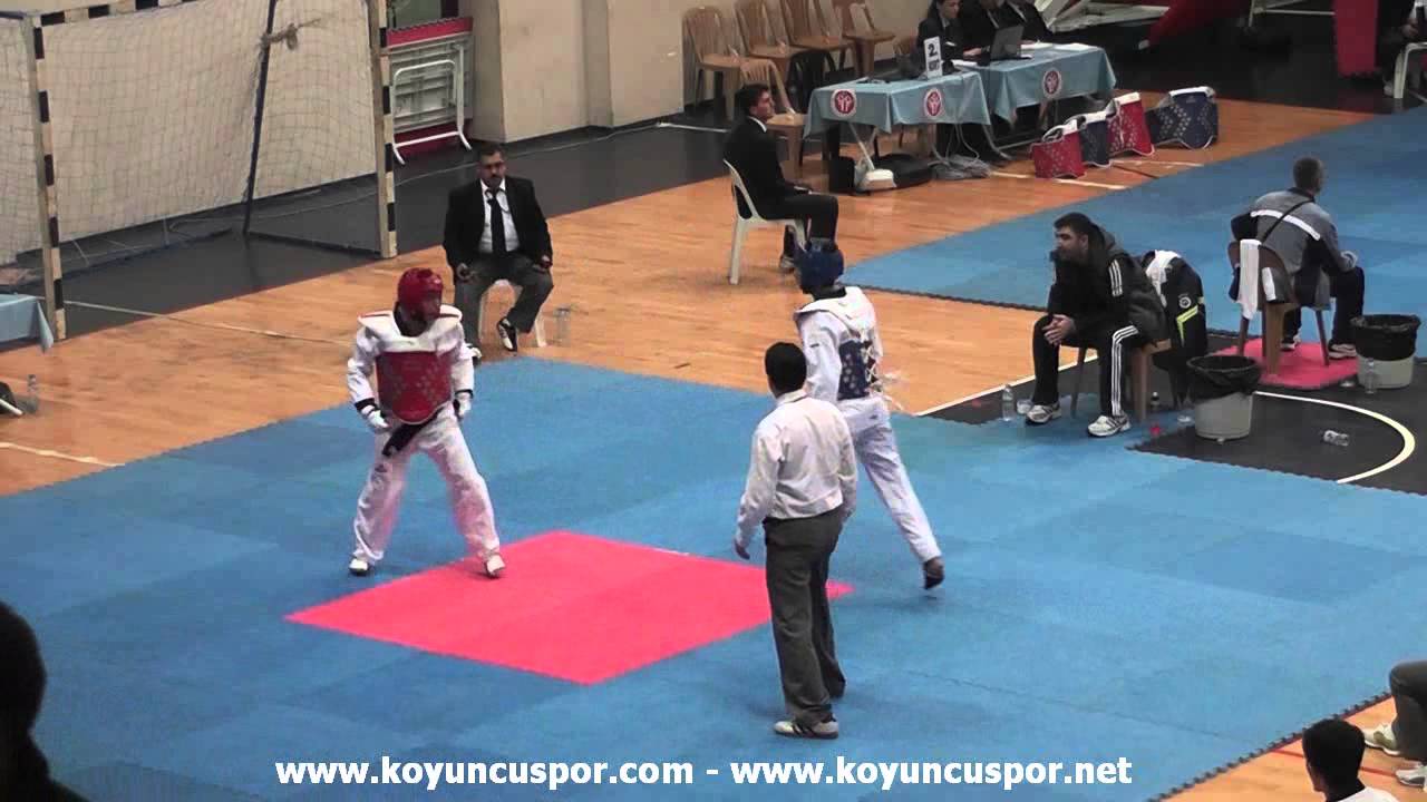 63kg Halil Ibrahim Akdogan vs Emre Varol (2013 Turkish Senyor TKD ...