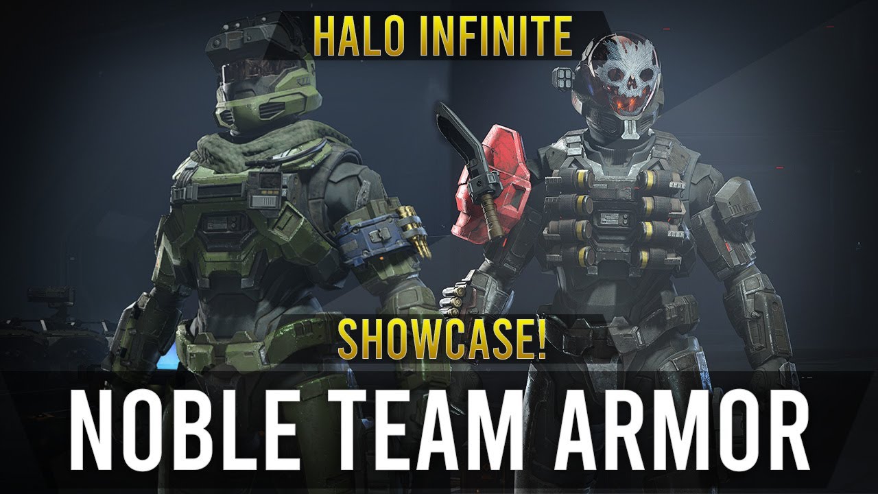 Noble Team Armor Showcase! Halo Infinite! Heroes of Reach! - YouTube