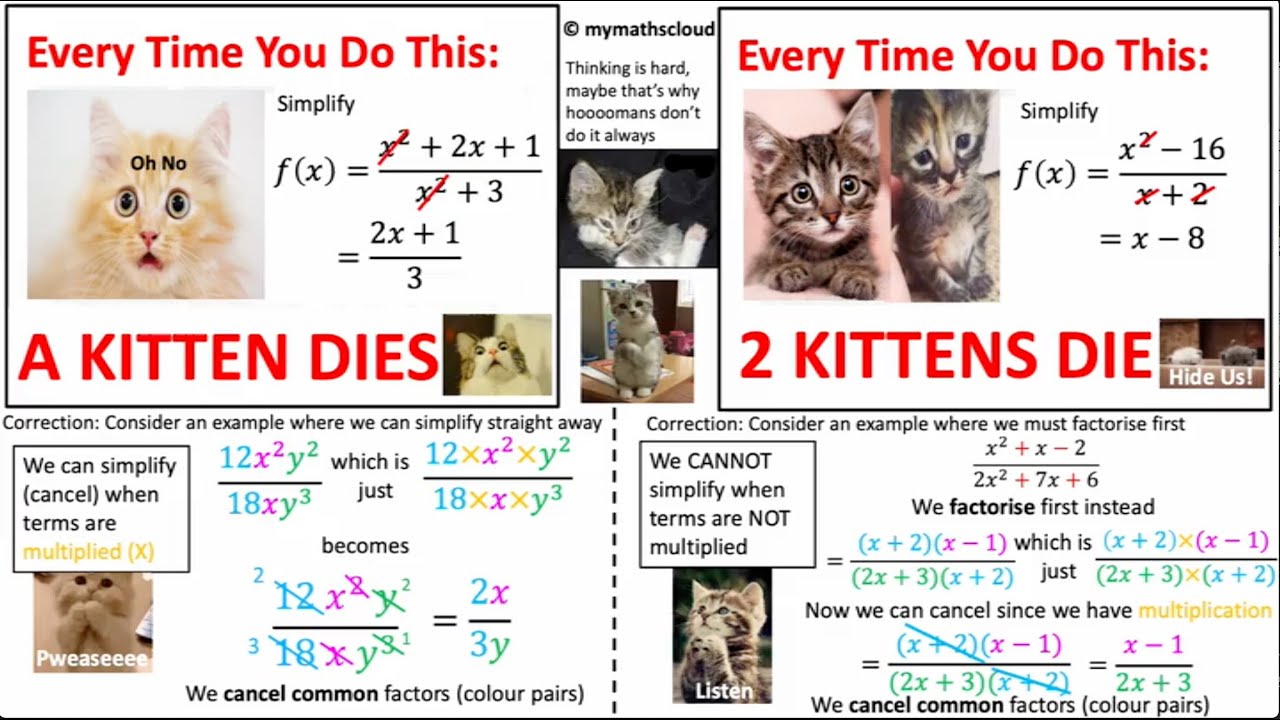 The Most Common Maths Mistakes & Misconceptions - YouTube
