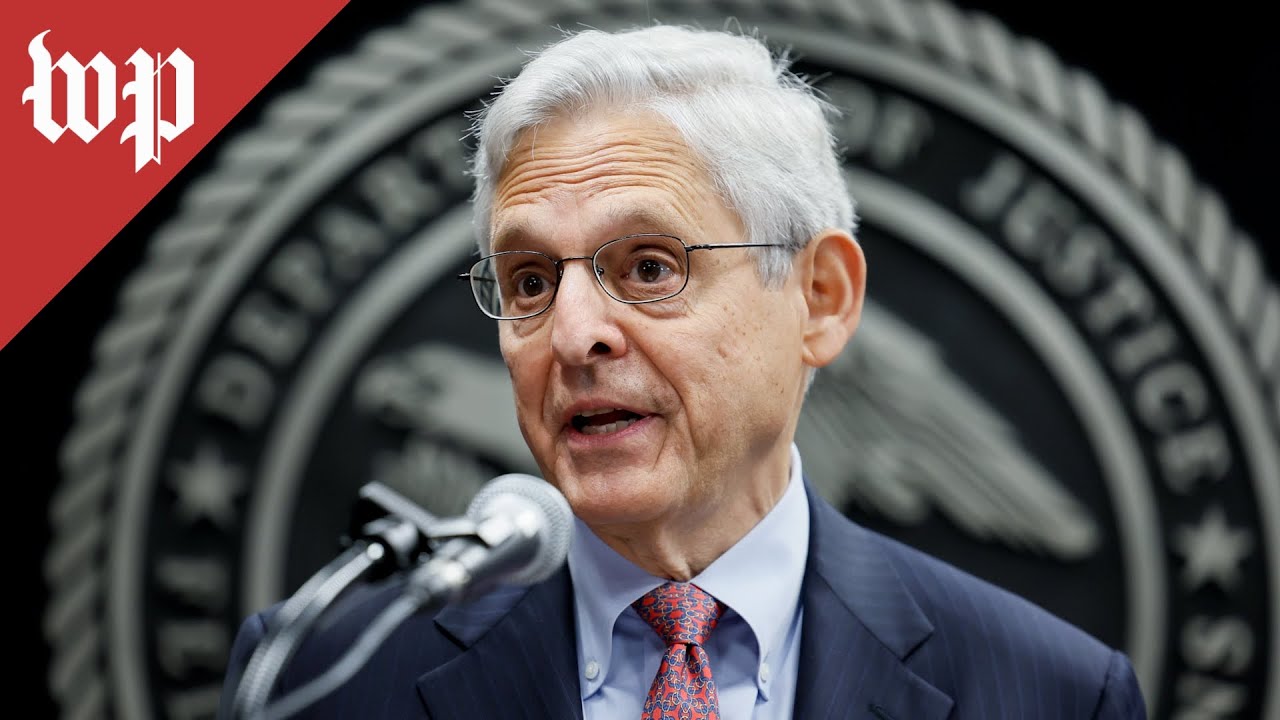WATCH: Merrick Garland holds news conference - YouTube