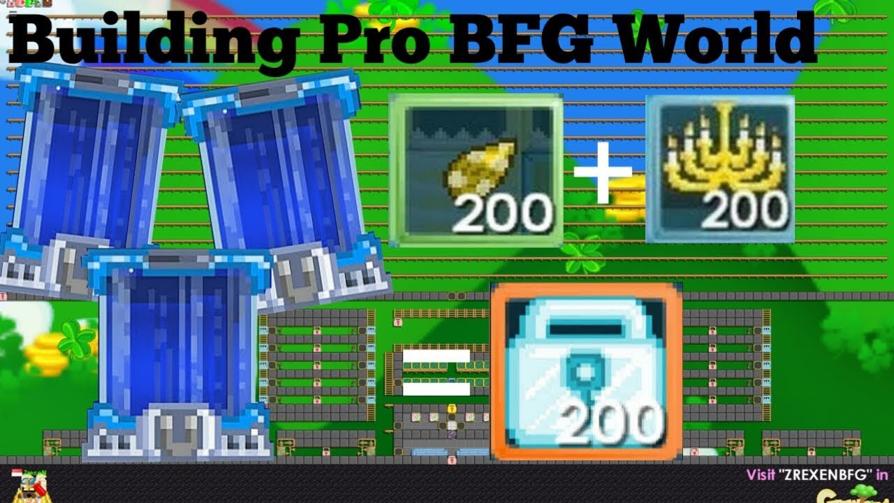Growtopia | Building Pro BFG World ! - YouTube