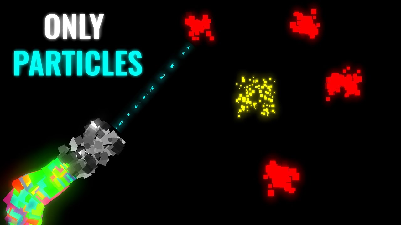 I Made a Game Using ONLY PARTICLES - YouTube